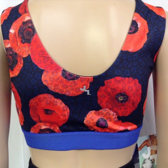 Intimates & Sleepwear | Womens Poppy Print Performance Sports Bra ...